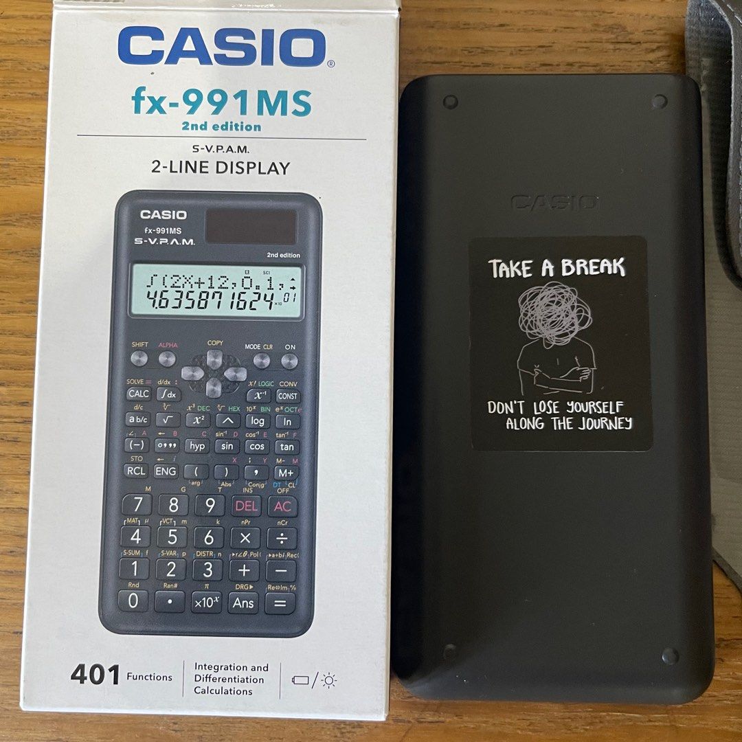 CASIO fx-991MS 2nd Edition Scientific Calculator, Hobbies & Toys ...