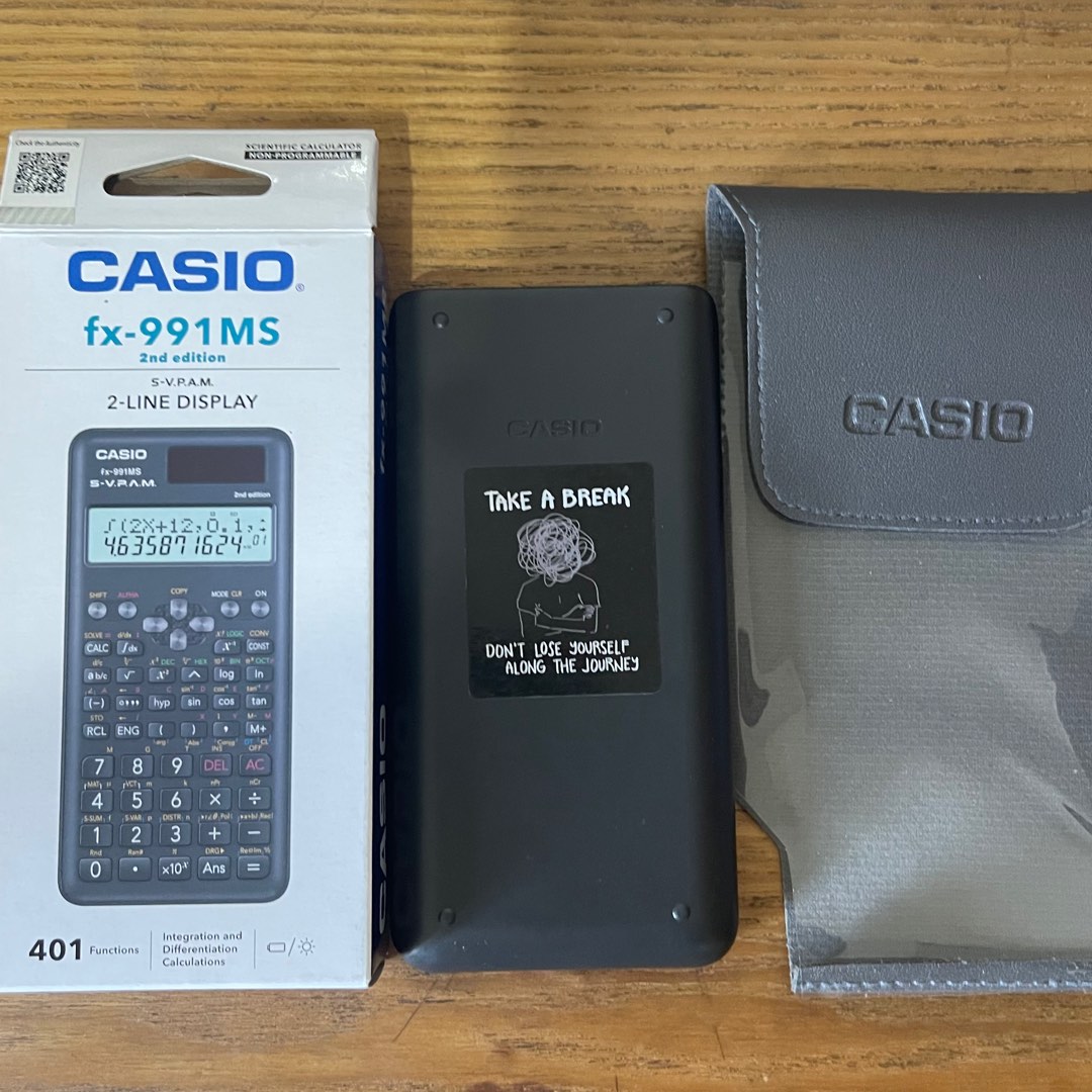 CASIO fx-991MS 2nd Edition Scientific Calculator, Hobbies & Toys ...