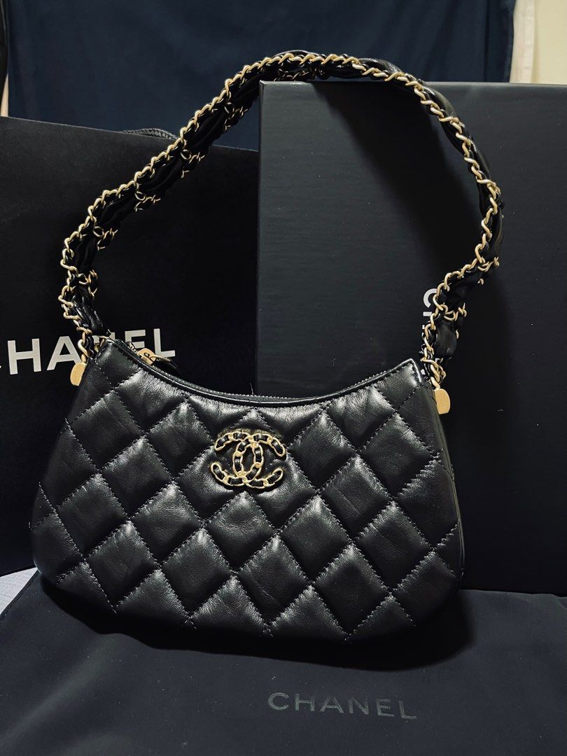 CHANEL 23K SMALL HOBO BAG, Luxury, Bags & Wallets on Carousell