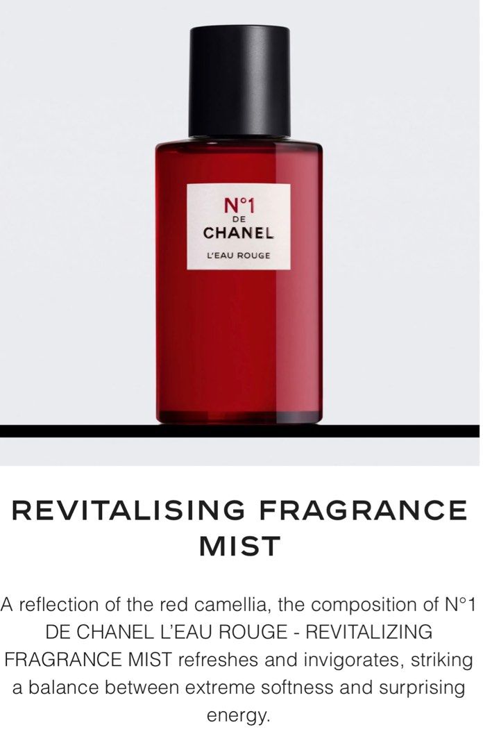 CHANEL NO. 1 Revitalising Fragrance Mist, Beauty & Personal Care ...