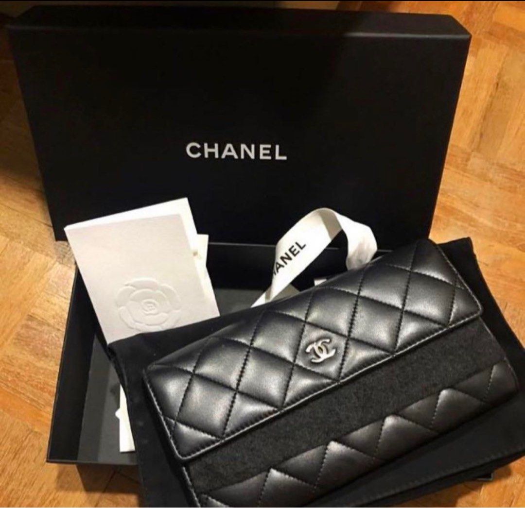 Chanel wallet, Luxury, Bags & Wallets on Carousell