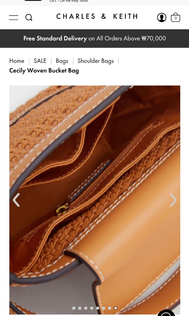 CHARLES KEITH CECILY WOVEN BUCKET BAG, Women's Fashion, Bags & Wallets, Cross-body Bags on Carousell