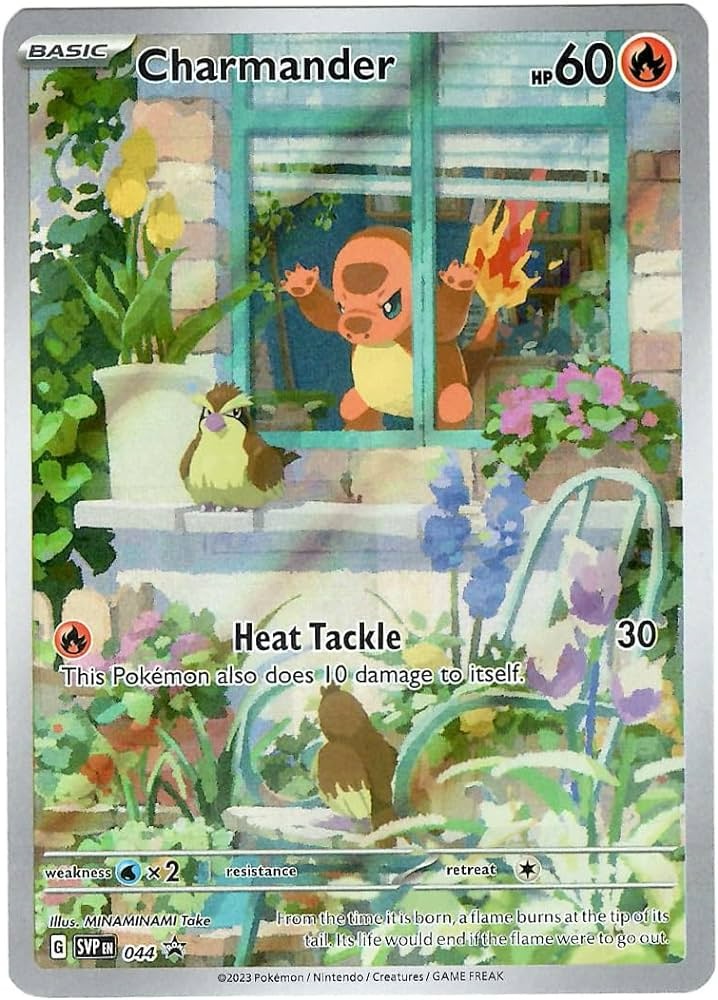 Charmander ETB Promo Obsidian Flames, Hobbies & Toys, Toys & Games on ...