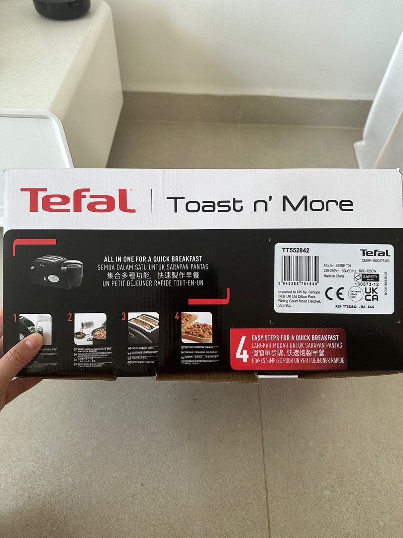 TEFAL TT5528 TOAST N' BEAN, TV & Home Appliances, Kitchen Appliances ...