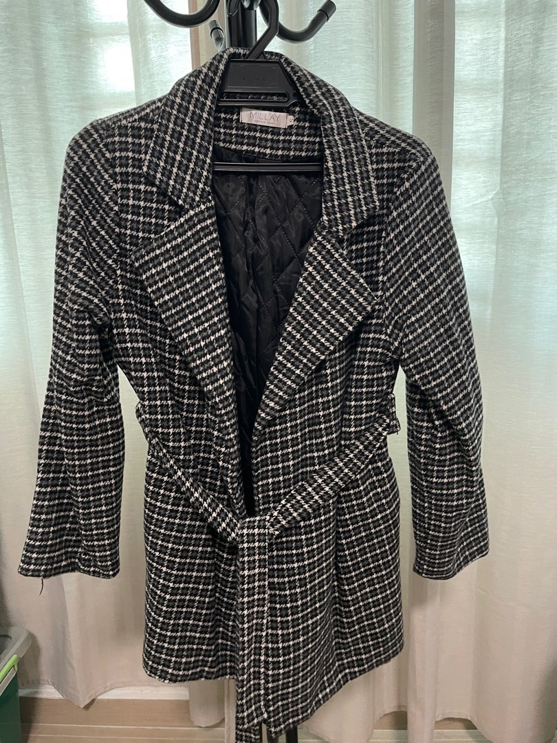 Checkered Blazer, Women's Fashion, Coats, Jackets and Outerwear on ...