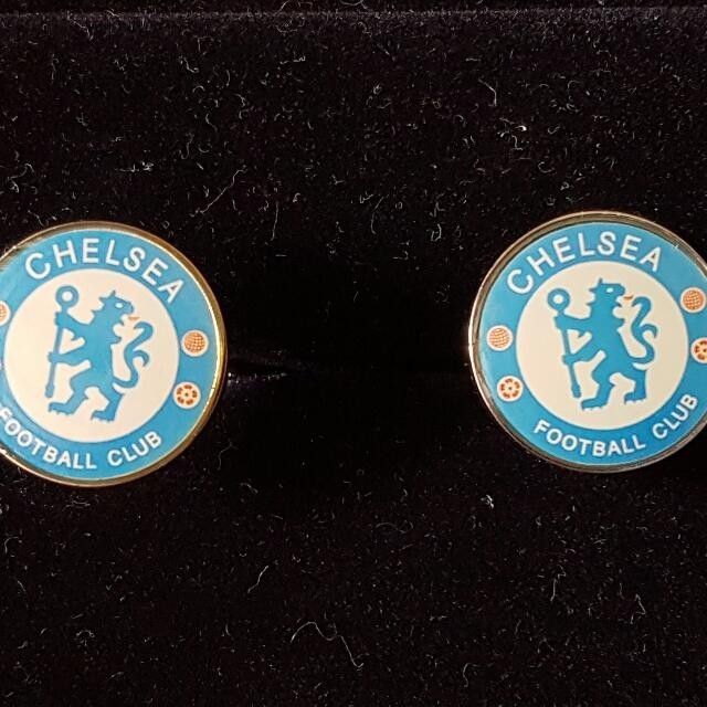Chelsea FC cufflinks, Men's Fashion, Watches & Accessories, Cuff Links ...