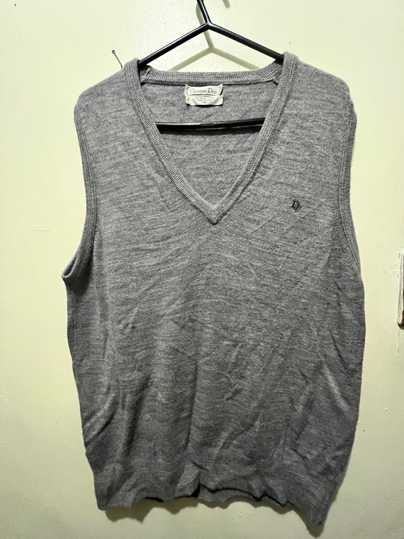 Christian Dior - Men’s Vest, Men's Fashion, Tops & Sets, Vests on Carousell