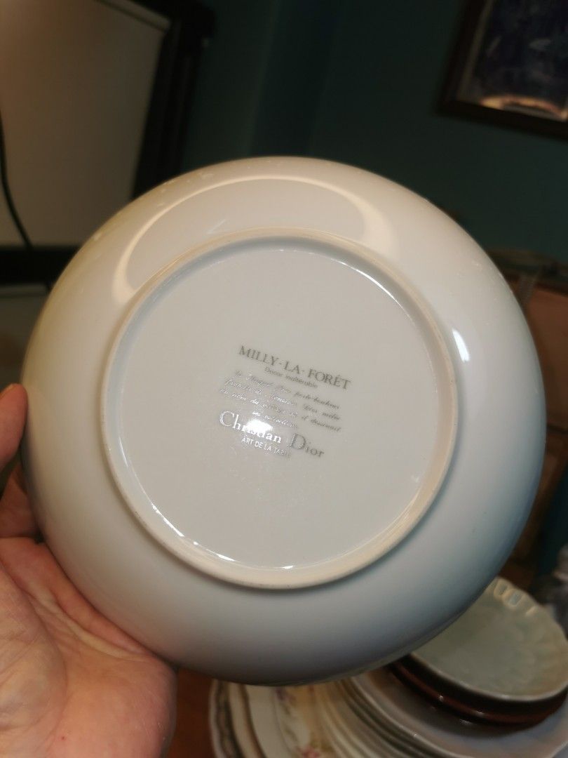 Christian Dior plate. 20cm.B25, Furniture & Home Living, Kitchenware ...