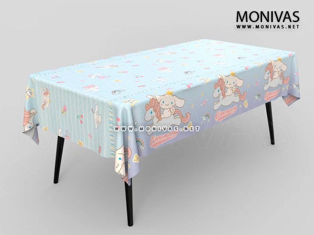 Cinnamoroll Printed Table Cover Plastic Sheet Sanrio Birthday Party ...