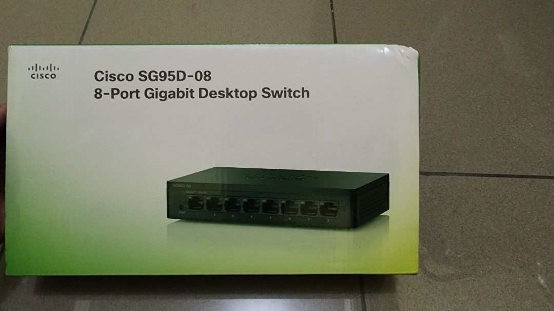 Cisco SG95D-08 8-Port Gigabit Unmanage Desktop Switch, Computers & Tech ...