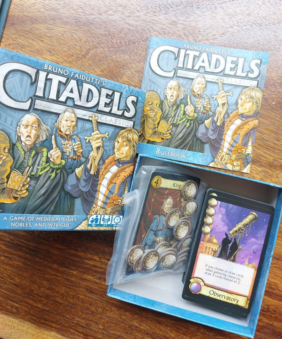Citadels Board Game, Hobbies & Toys, Toys & Games on Carousell