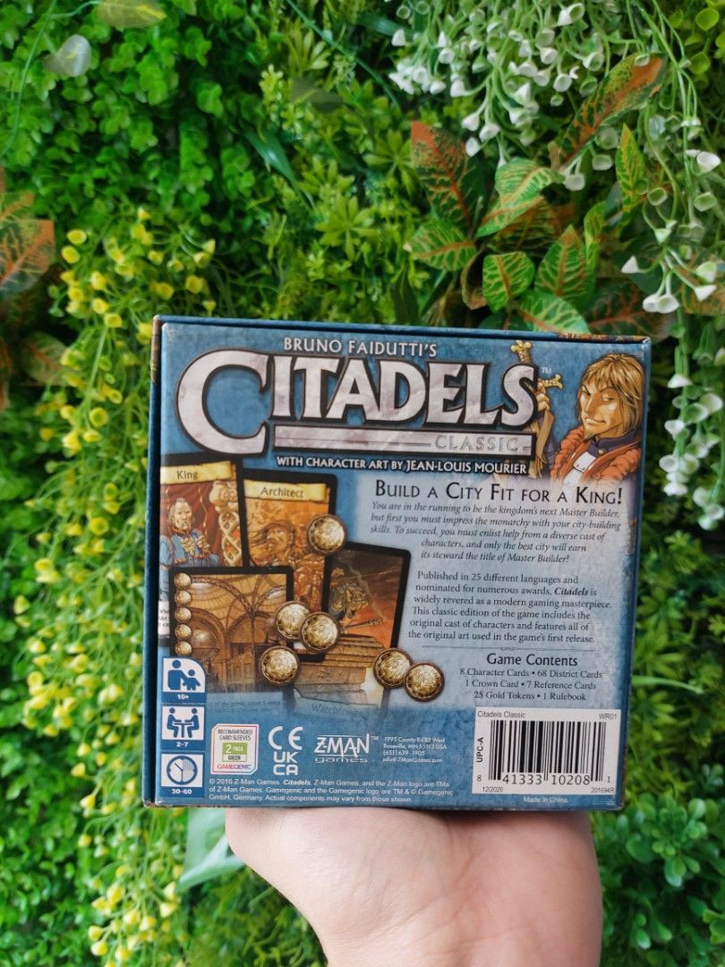 Citadels Board Game, Hobbies & Toys, Toys & Games on Carousell