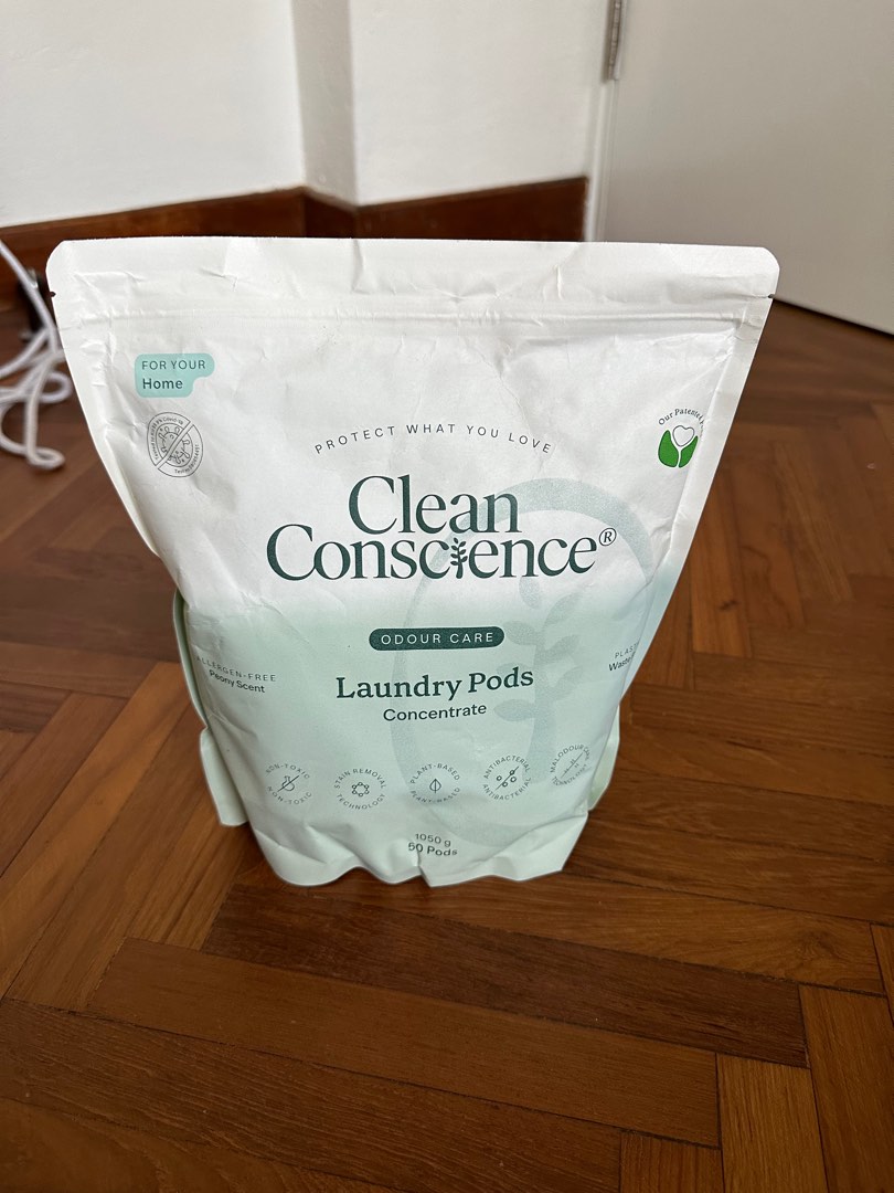 Clean Conscience Laundry Pods (50 pods), Furniture & Home Living ...