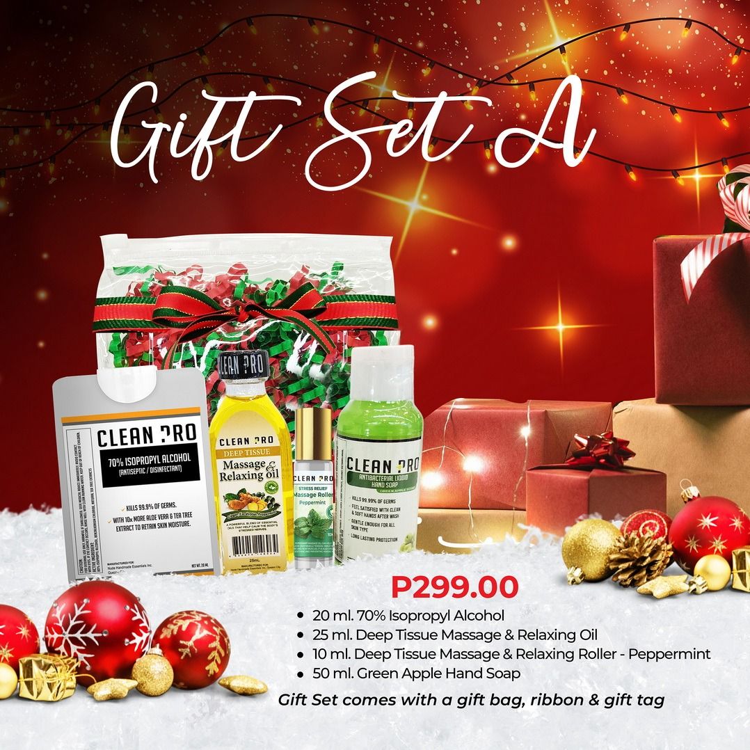 Clean Pro Gift Set A, Beauty & Personal Care, Bath & Body, Body Care on ...