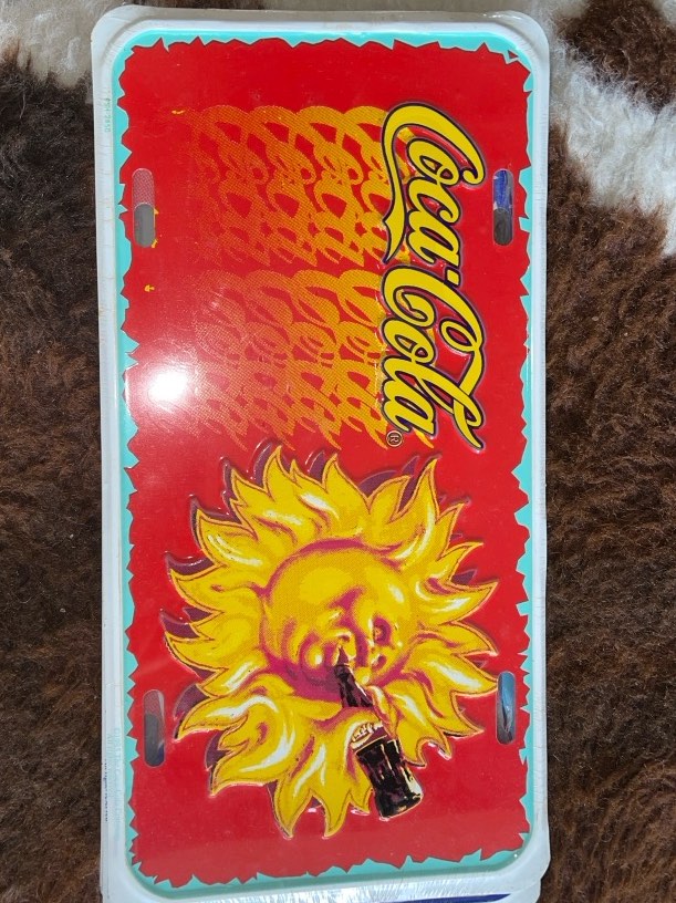 Coca Cola License Plate Metal, Hobbies & Toys, Memorabilia ...