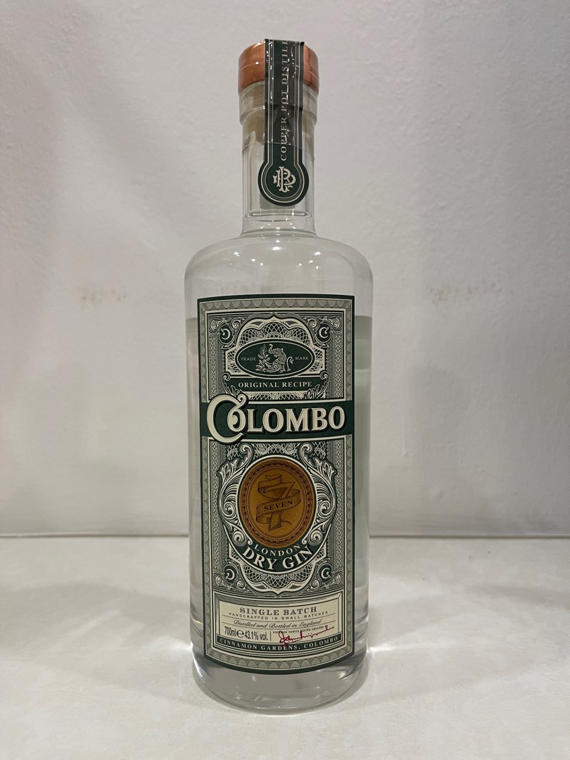 Colombo No.7 London Dry Gin 70cl 43.1% (UP:$72), Food & Drinks ...