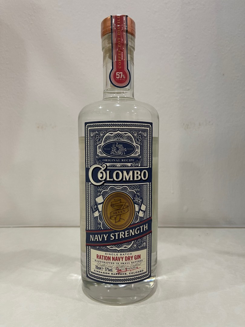Colombo No.7 Navy Strength Gin 70cl 57% (UP:$97), Food & Drinks ...