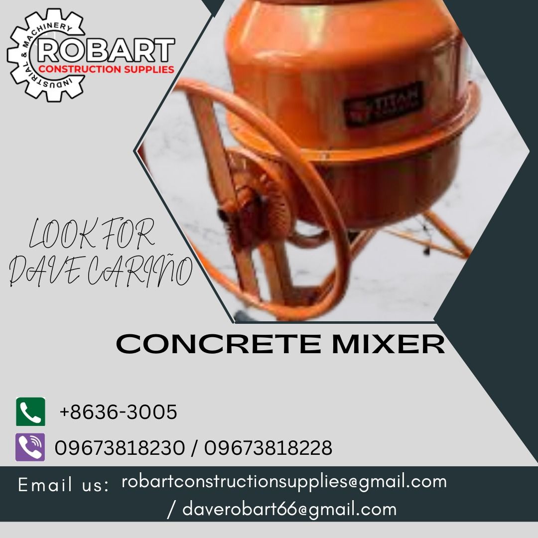 CONCRETE MIXER, Commercial & Industrial, Construction Tools & Equipment ...