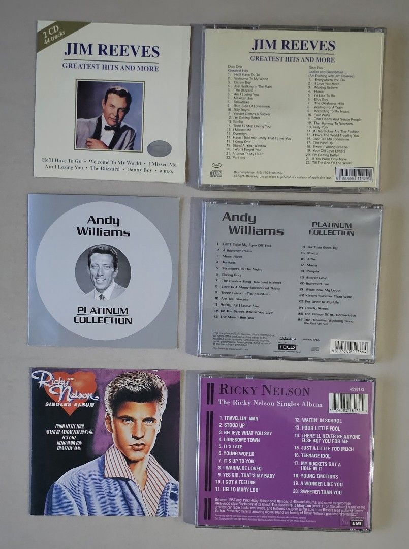 Connie Francis,Doris Day,Kylie,Noria Jones,Patti Page, Patti Page,Jim ...