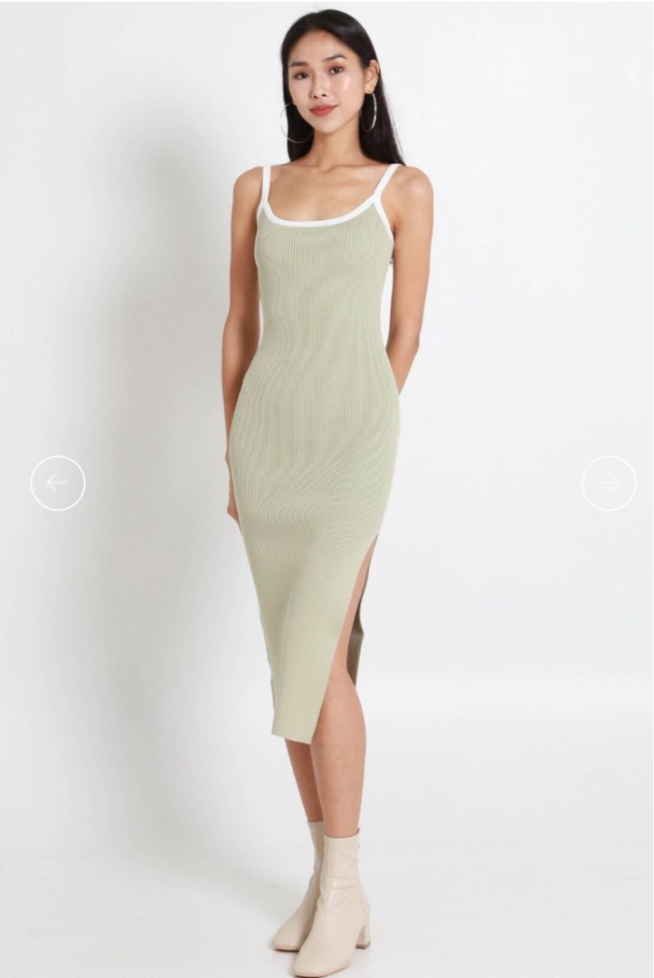 Corabel knit midaxi, Women's Fashion, Dresses & Sets, Dresses on Carousell