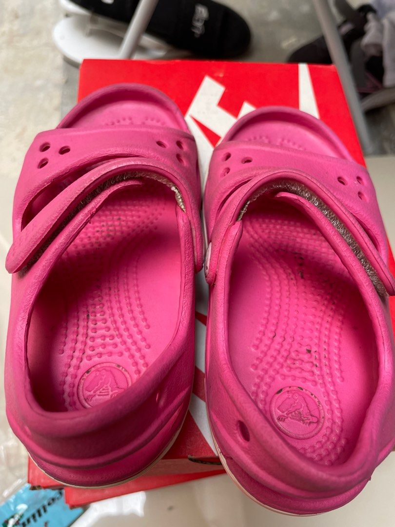 Crocs Pink Original C8, Bayi & Anak, Baju Anak Perempuan, 1 hingga 3 ...