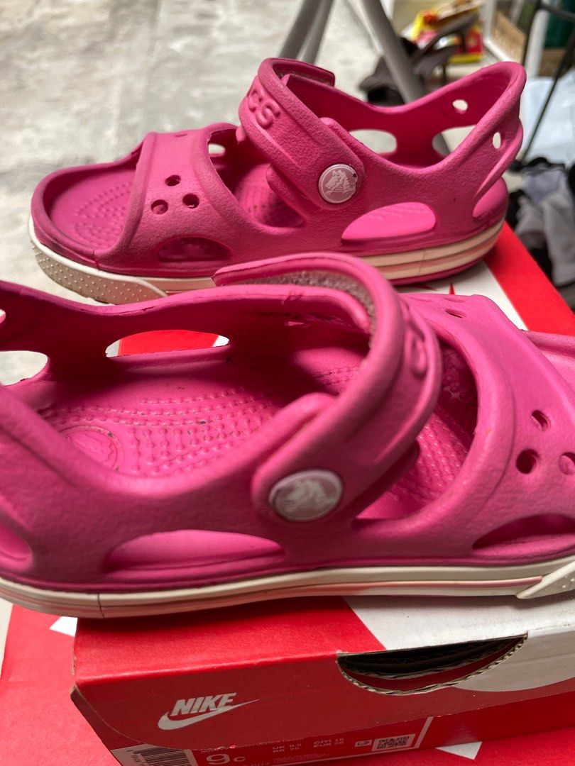Crocs Pink Original C8, Bayi & Anak, Baju Anak Perempuan, 1 hingga 3 ...