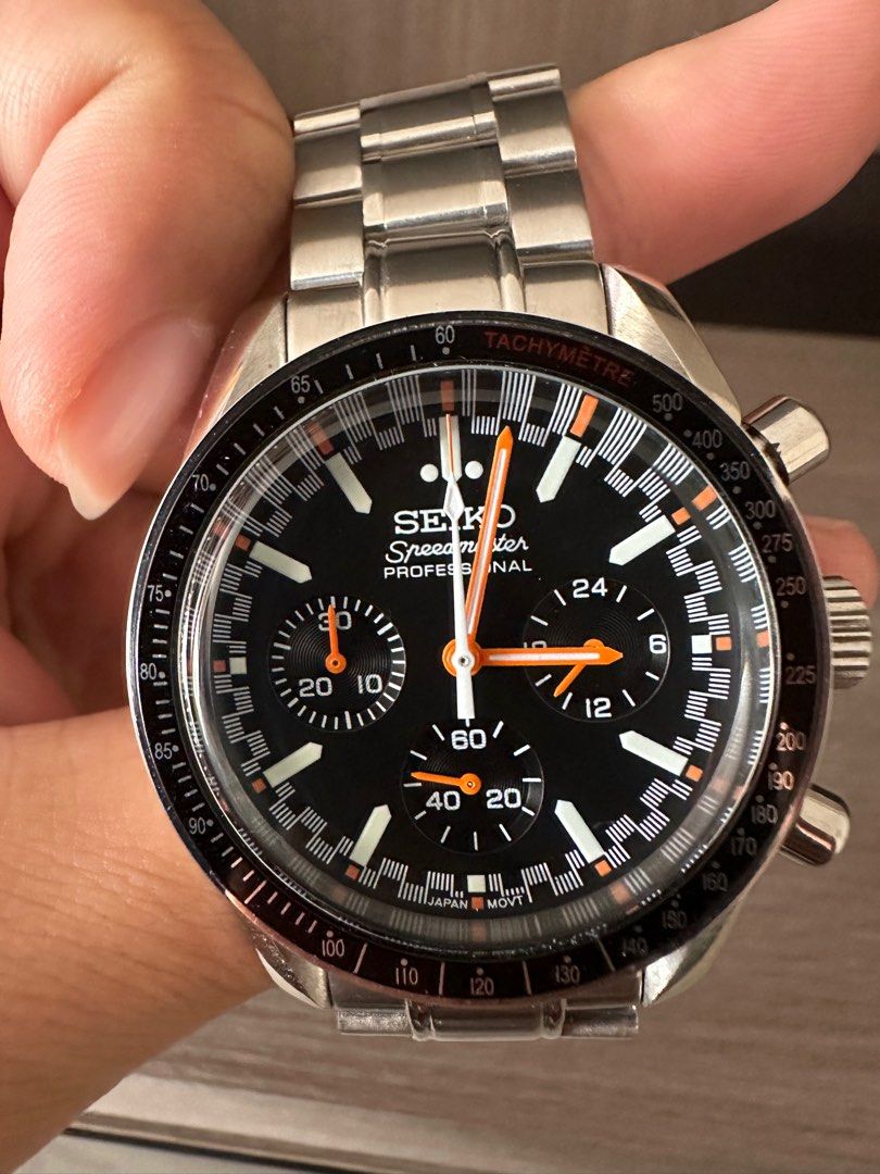 Custom Seiko Speedmaster Mod, Men's Fashion, Watches & Accessories ...