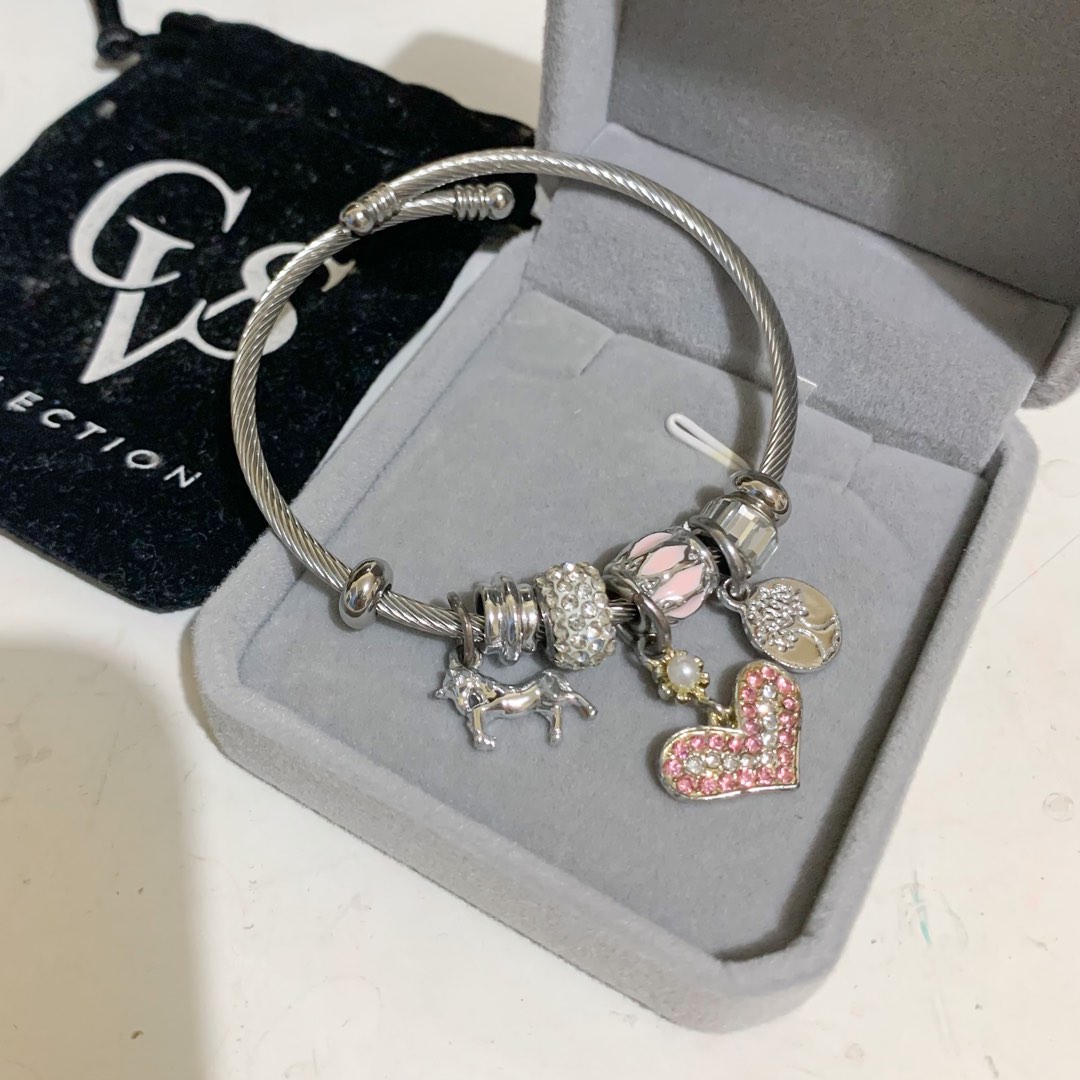 CVS Charm Bracelet (Pandora Inspired), Women's Fashion, Jewelry ...
