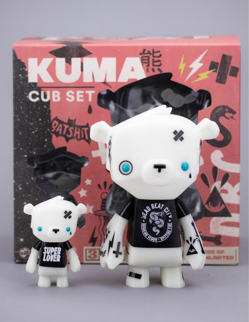 DBC DEAD BEAT CITY KUMA & CUB BEAR GID Set, Hobbies & Toys, Toys ...