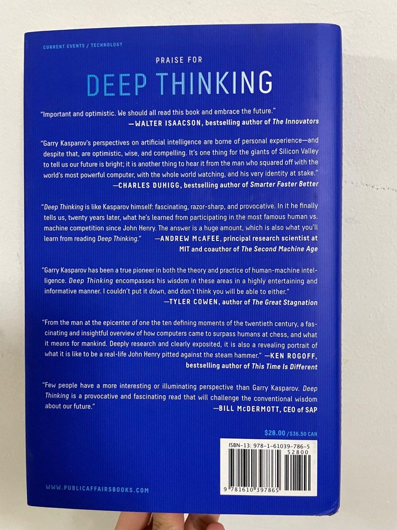 Deep Thinking book, Hobbies & Toys, Books & Magazines, Fiction & Non ...