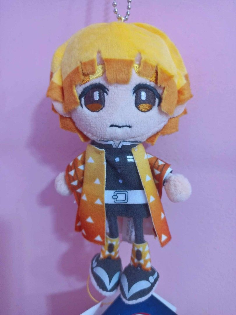 Demon Slayer Zenitsu Plush Charm, Hobbies & Toys, Toys & Games on Carousell