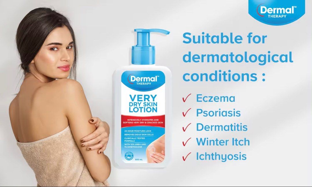 Dermal Therapy Very Dry Skin Lotion 500ml, Beauty & Personal Care, Bath ...