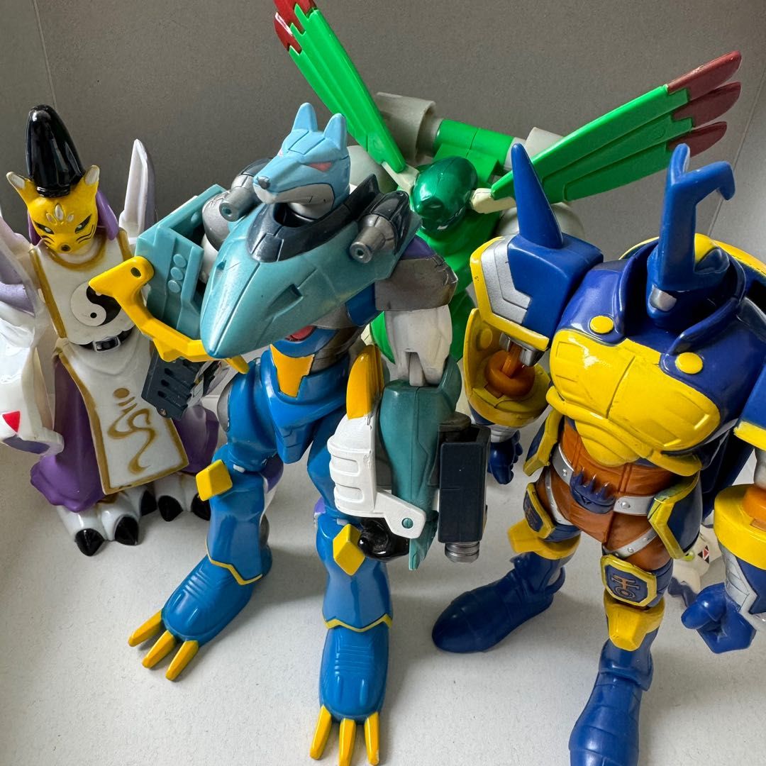 Digimon 04 超進化 鎧甲加魯魯獸 戰狼獸 電光獸 數碼暴龍 無限地帶 變形 玩具 祭司獸 拉比獸, 興趣及遊戲, 玩具 & 遊戲類 ...