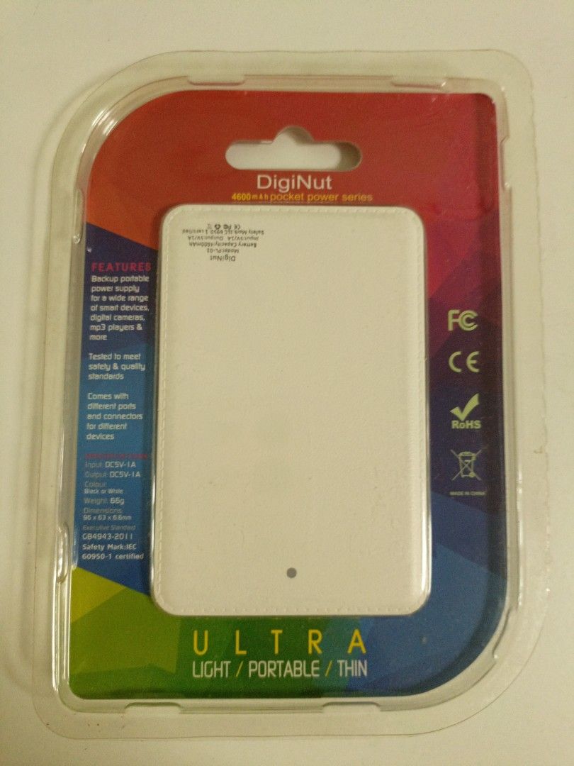 DigiNut 4600mAh Pocket Power Series (Ultra Thin), Mobile Phones ...