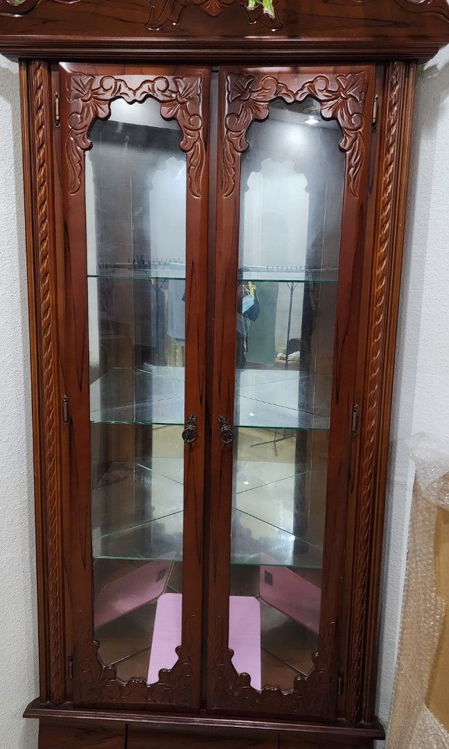 Dining Table Set & Display Cabinet, Furniture & Home Living, Furniture ...