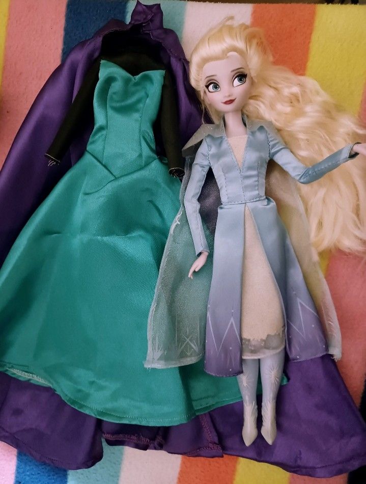 DISNEY STORE FROZEN ELSA DOLL ARTICULATED ️, Hobbies & Toys, Toys ...