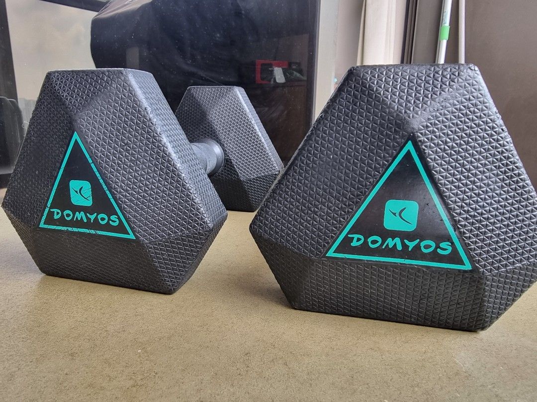 Dumbell sets 5kg & 3kg both for $45, Sports Equipment, Exercise & Fitness, Weights & Dumbbells ...