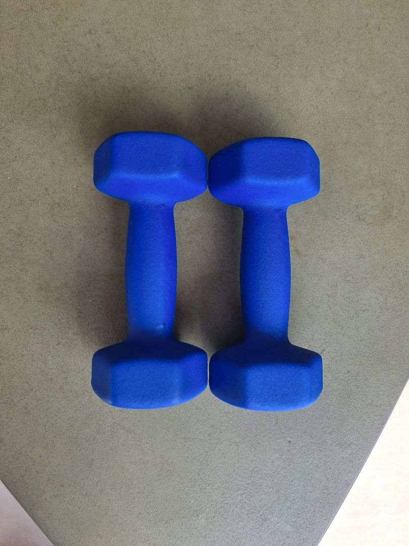 Dumbell sets 5kg & 3kg both for $45, Sports Equipment, Exercise & Fitness, Weights & Dumbbells ...