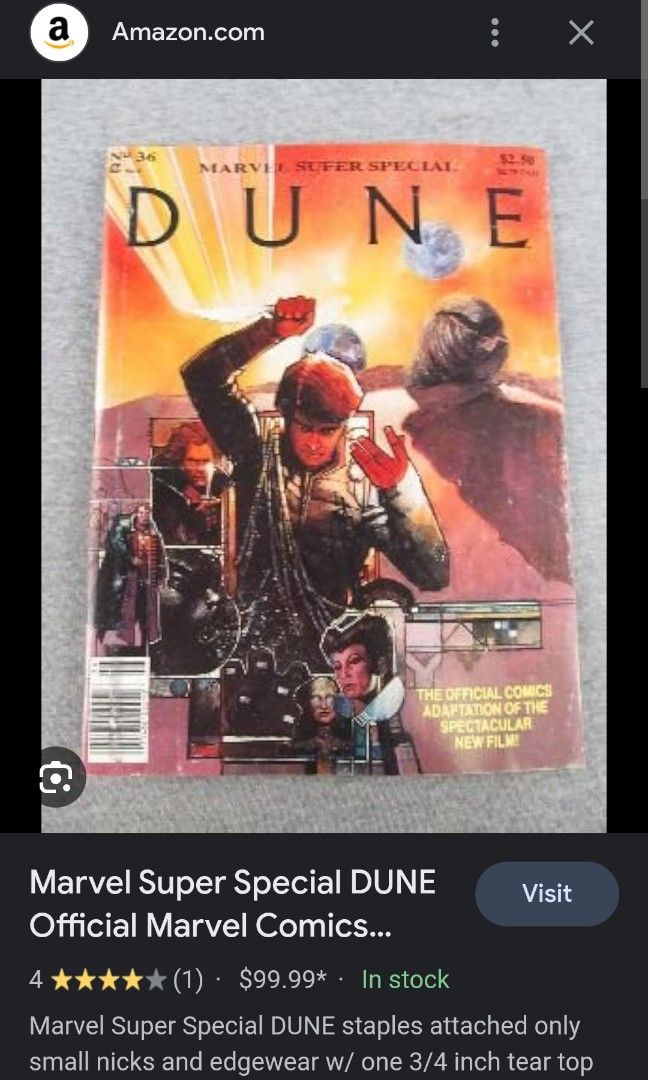 Dune marvel comic, Hobbies & Toys, Books & Magazines, Comics & Manga on ...