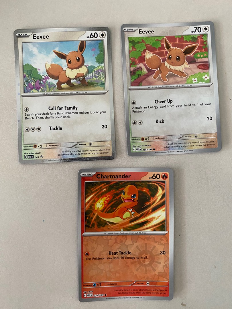 Eevee promo eevee evolution obsidian flame charmander sword and shield ...