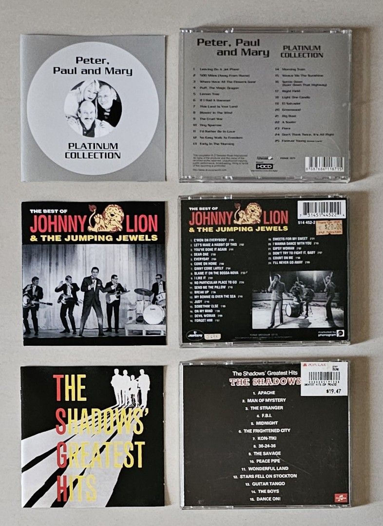 Elvis Presley,Kenny G,Lobo,Tom & Engelbert,The Platters,Peter,Paul ...