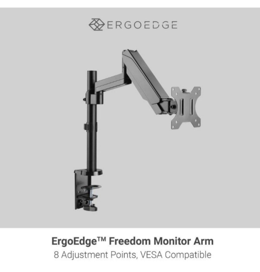 ErgoEdge Freedom Monitor Arm with Samsung 27" LED Gaming Monitor with ...