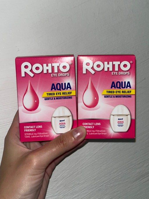 Eye/Contacts Drops - Tired Eye Relief (Rohto Japan) 13ml lubricant ...