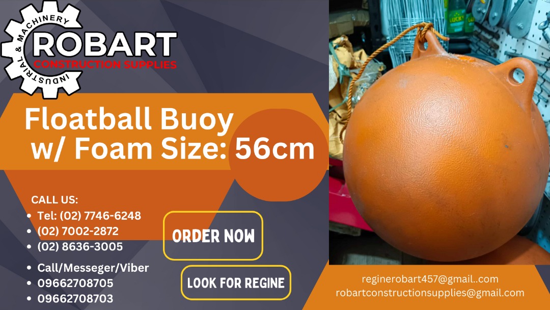 Floatball Buoy w/ Foam Size: 56cm, Commercial & Industrial, Construction Tools & Equipment on ...