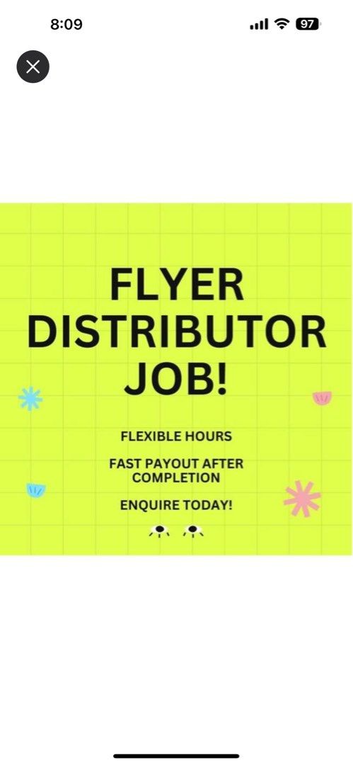 Flyer distribution, Bulletin Board, Looking For on Carousell