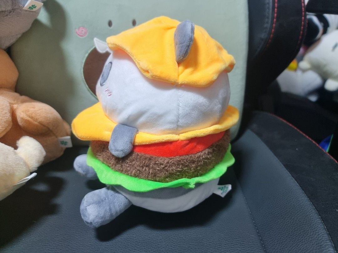 Fun Claw Panda Burger Plush, Hobbies & Toys, Toys & Games on Carousell