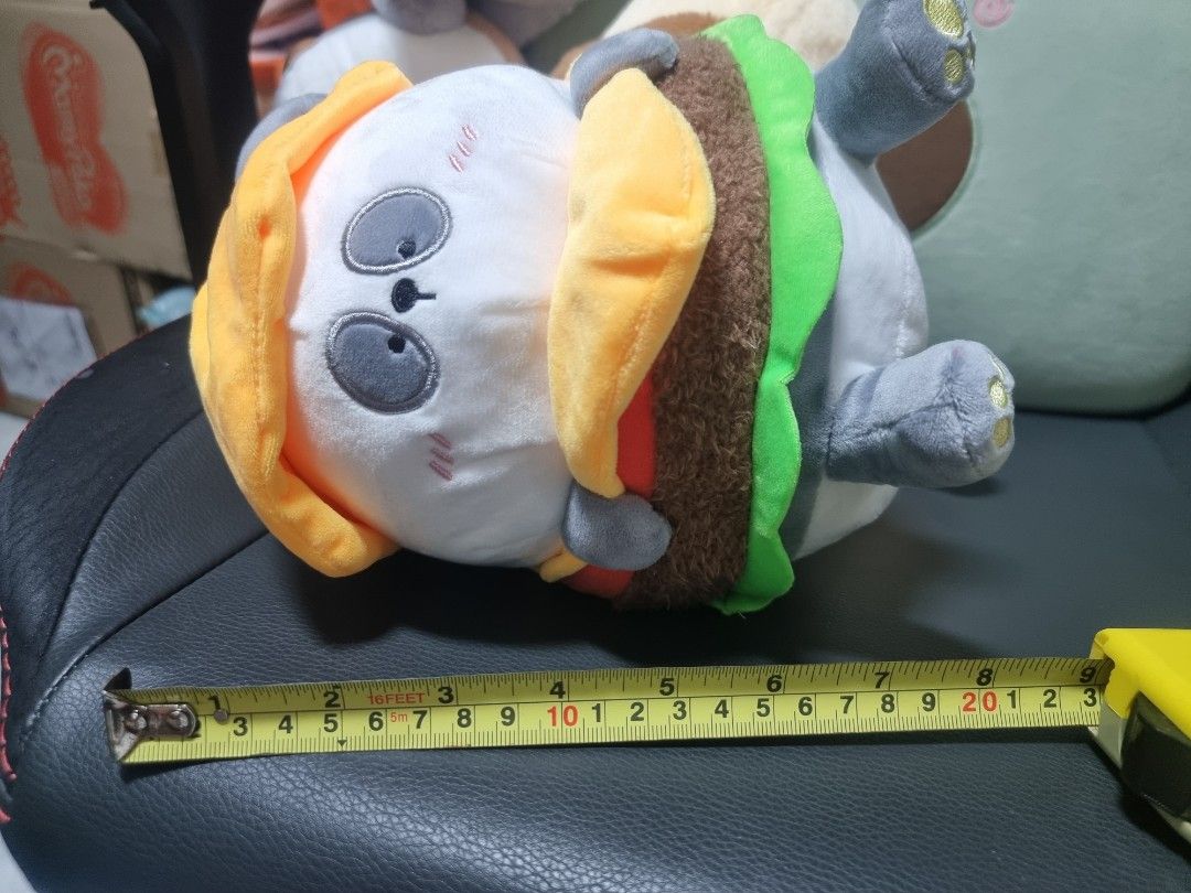 Fun Claw Panda Burger Plush, Hobbies & Toys, Toys & Games on Carousell