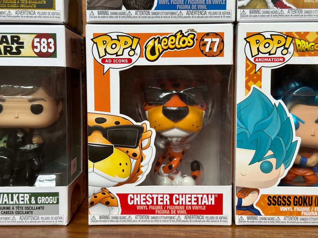 Funko Pop Assorted (Battle Ready Kong / Chester Cheetah / SSGSS Goku ...