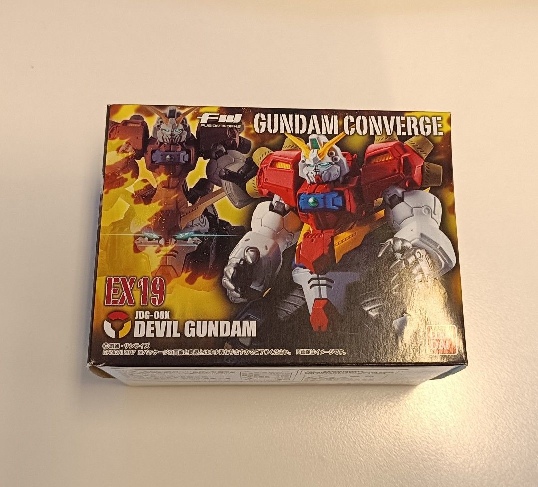 FW Gundam Converge EX19 EX 19 Devil Gundam 魔鬼高達, 興趣及遊戲, 玩具 & 遊戲類 ...
