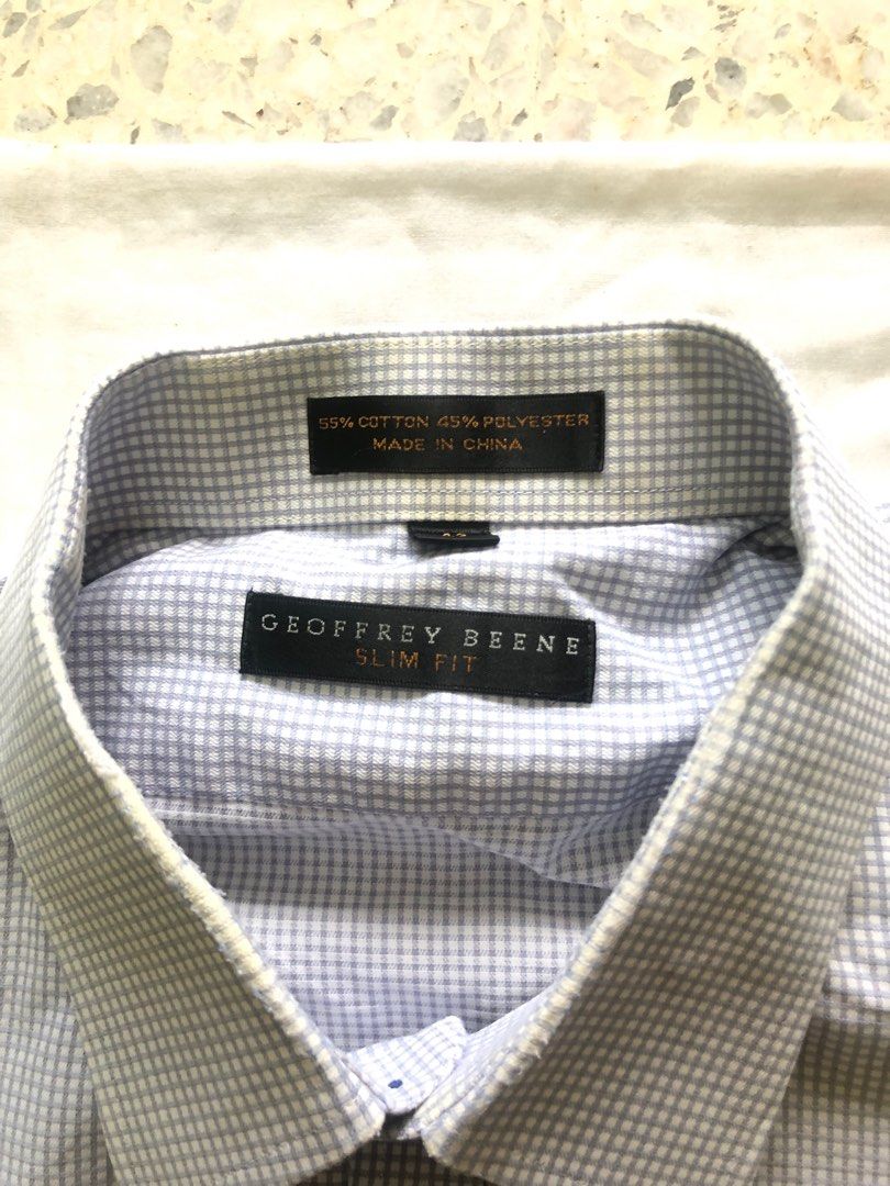 Geoffrey Beene Kemeja, Men's Fashion, Tops & Sets, Formal Shirts on ...